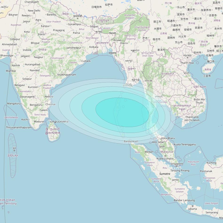SatBeams - Satellite Details - Inmarsat-4F1 (Inmarsat 4-F1, I4F1, PAC-W)