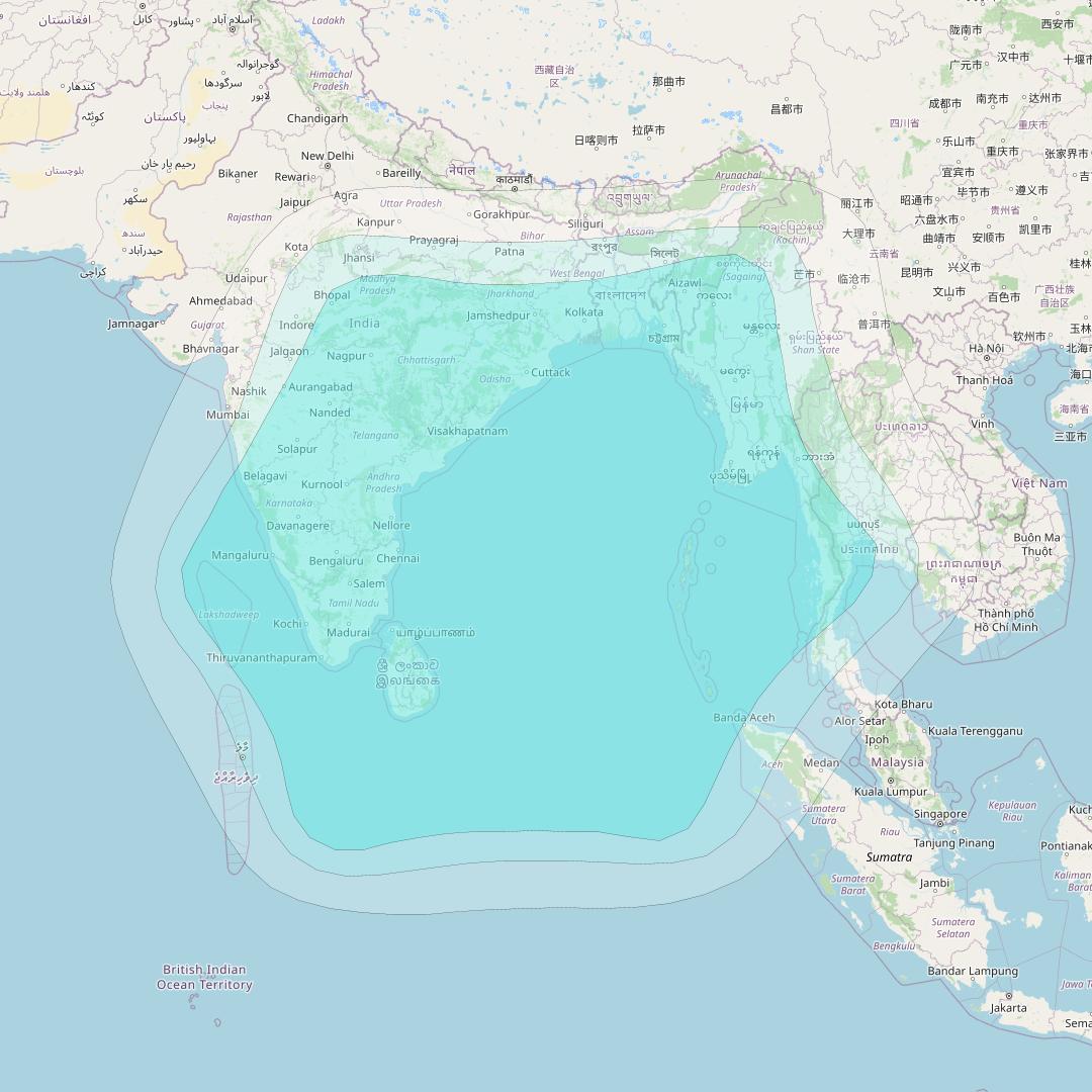 SatBeams - Satellite Details - Inmarsat-4F2 (Inmarsat 4-F2, I4F2, IND-W)